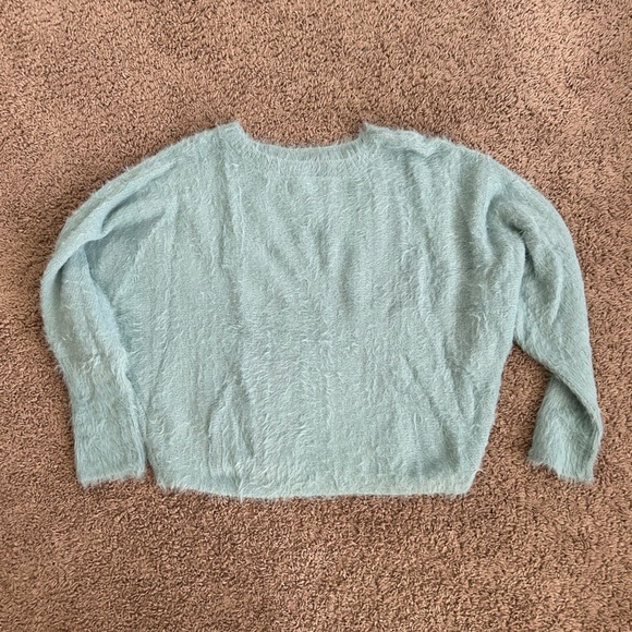 Sweaters | Fuzzy Cropped Sweater | Poshmark